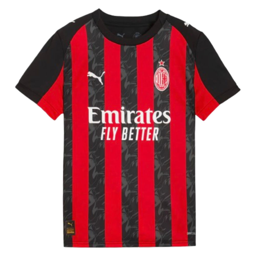 2025-2026 AC Milan Home Shirt (Kids) – kitify